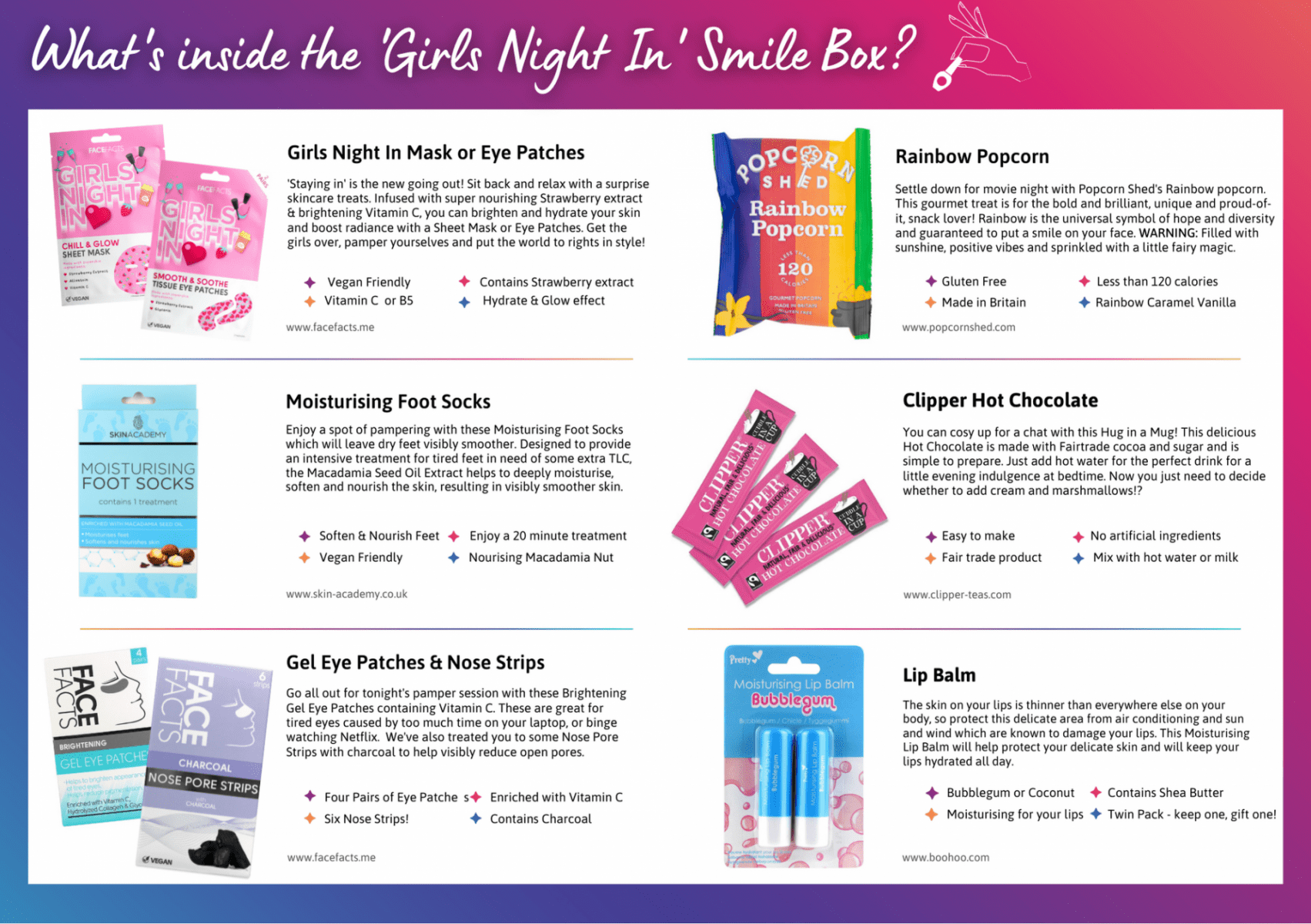 Girls Night In Smile Box - Smile Box